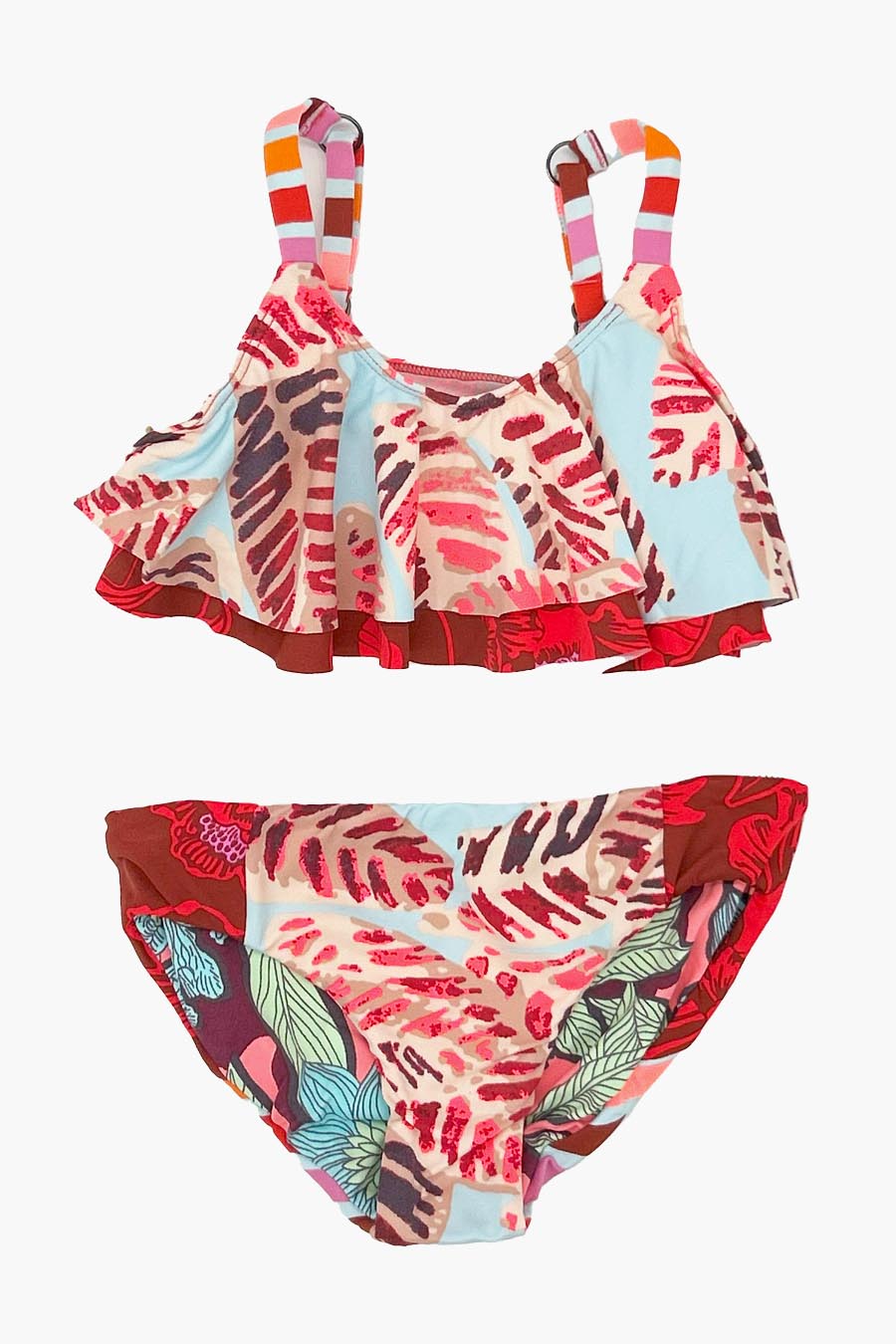 Maaji This Is Samba Girls Swim Set Size 6 Left Mini Ruby