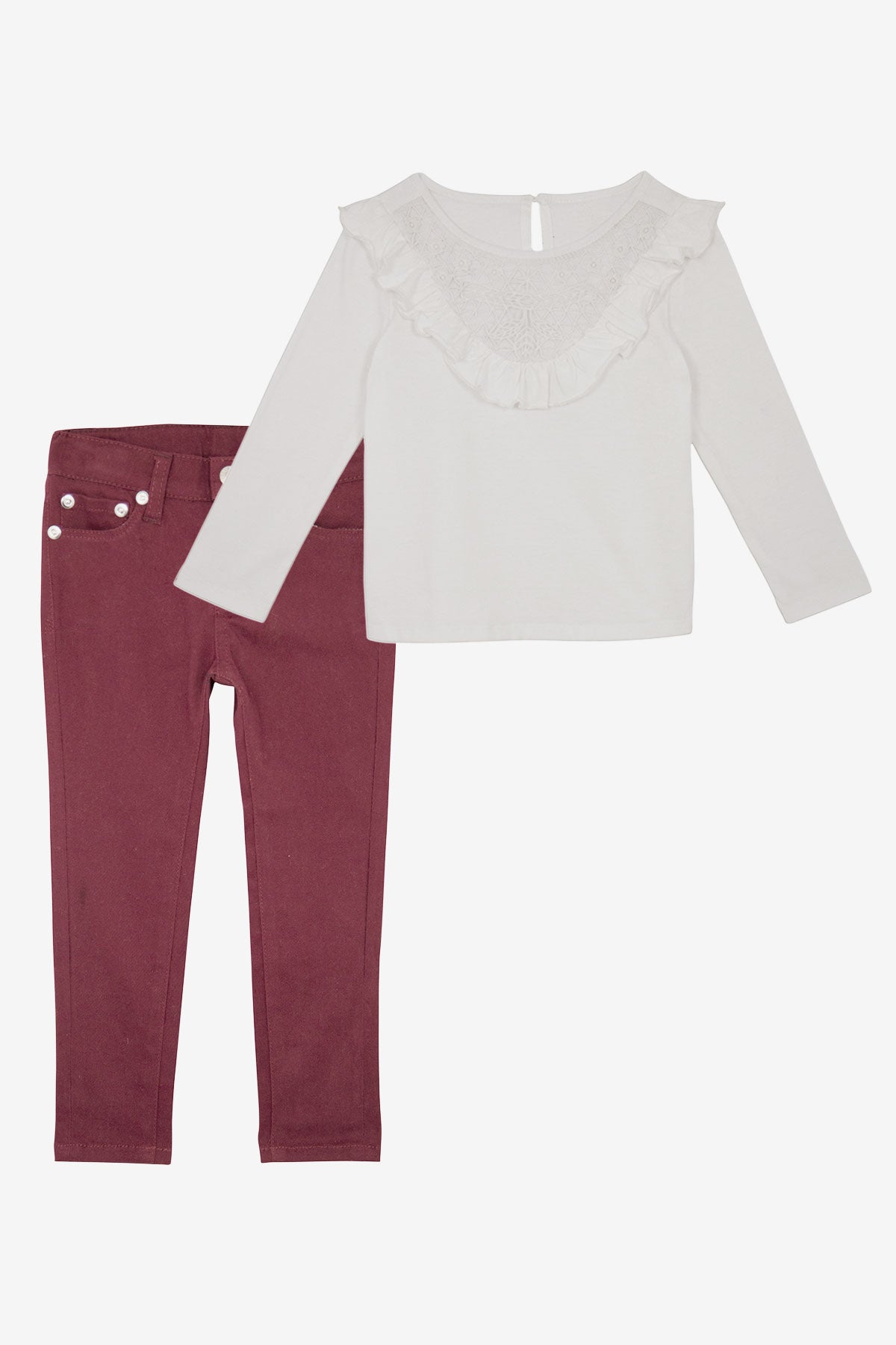 AG Jeans Kids Sangria Baby Girls Set – Mini Ruby