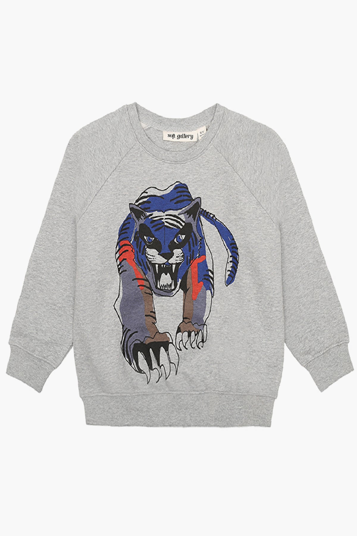 Soft Gallery Chaz Boys Sweatshirt - Blue Tiger – Mini Ruby