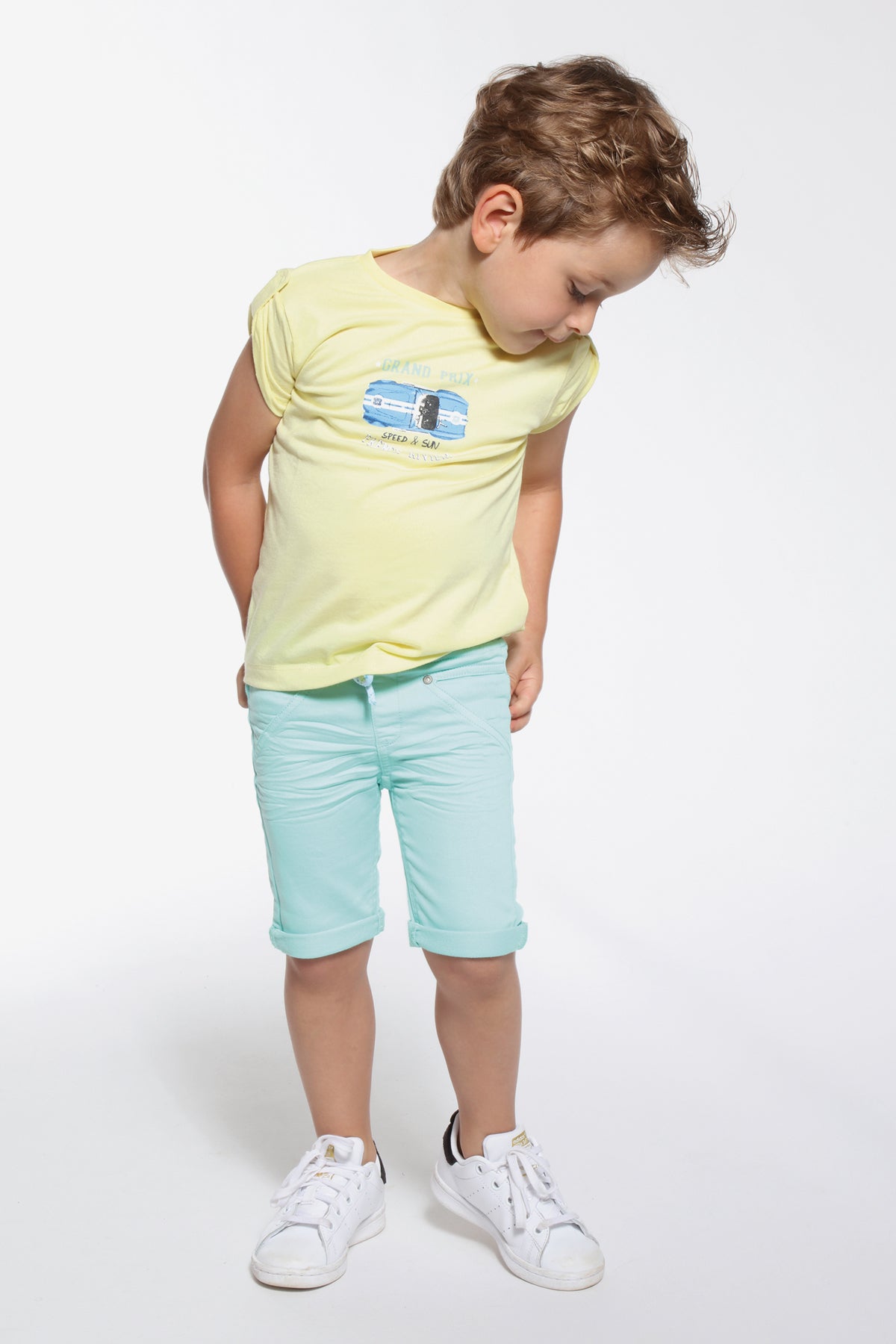 3pommes Green Baby Boys Shorts – Mini Ruby