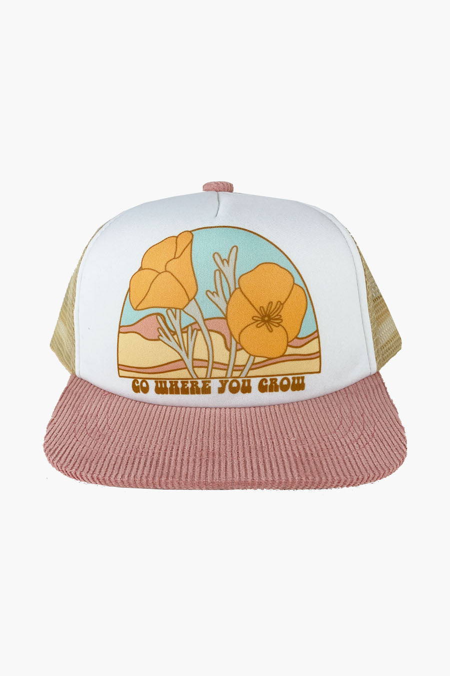 Cool Kids Hat Tiny Whales Grow Trucker – Mini Ruby