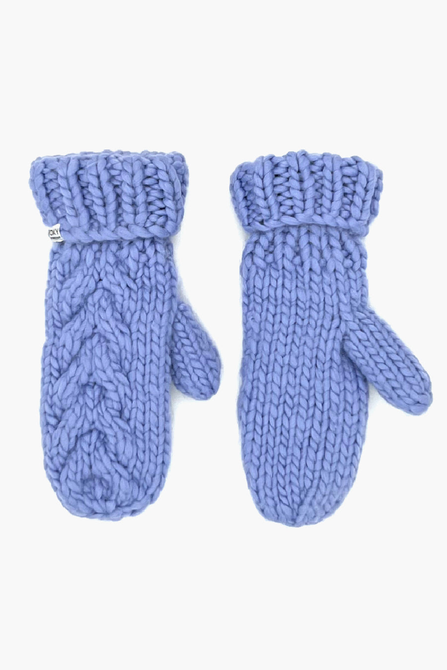 Girls Mittens Roxy Chunky Knit Purple – Mini Ruby