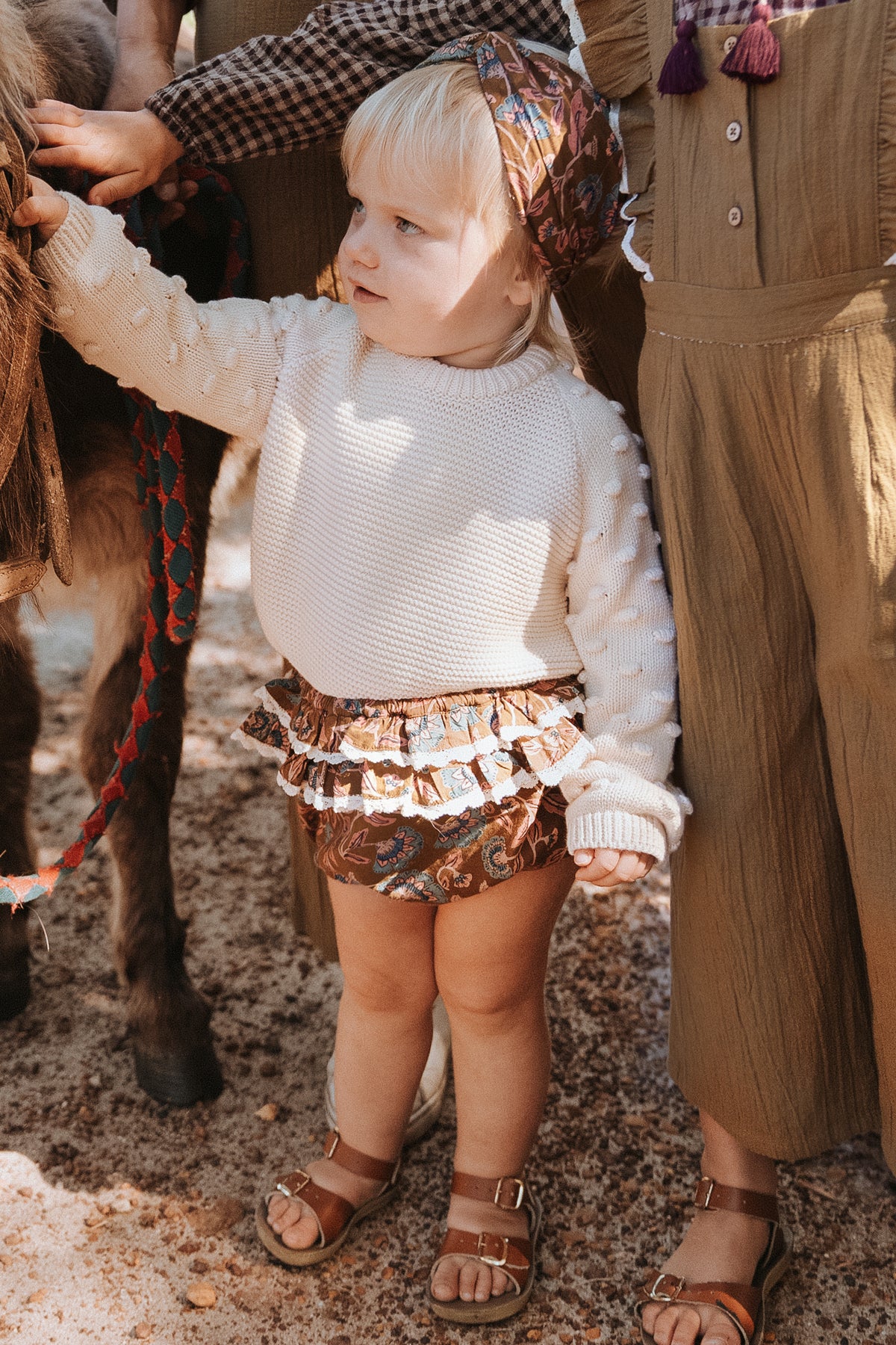 Louise Misha Adeyinka Amo Baby Girls 2-piece Set – Mini Ruby