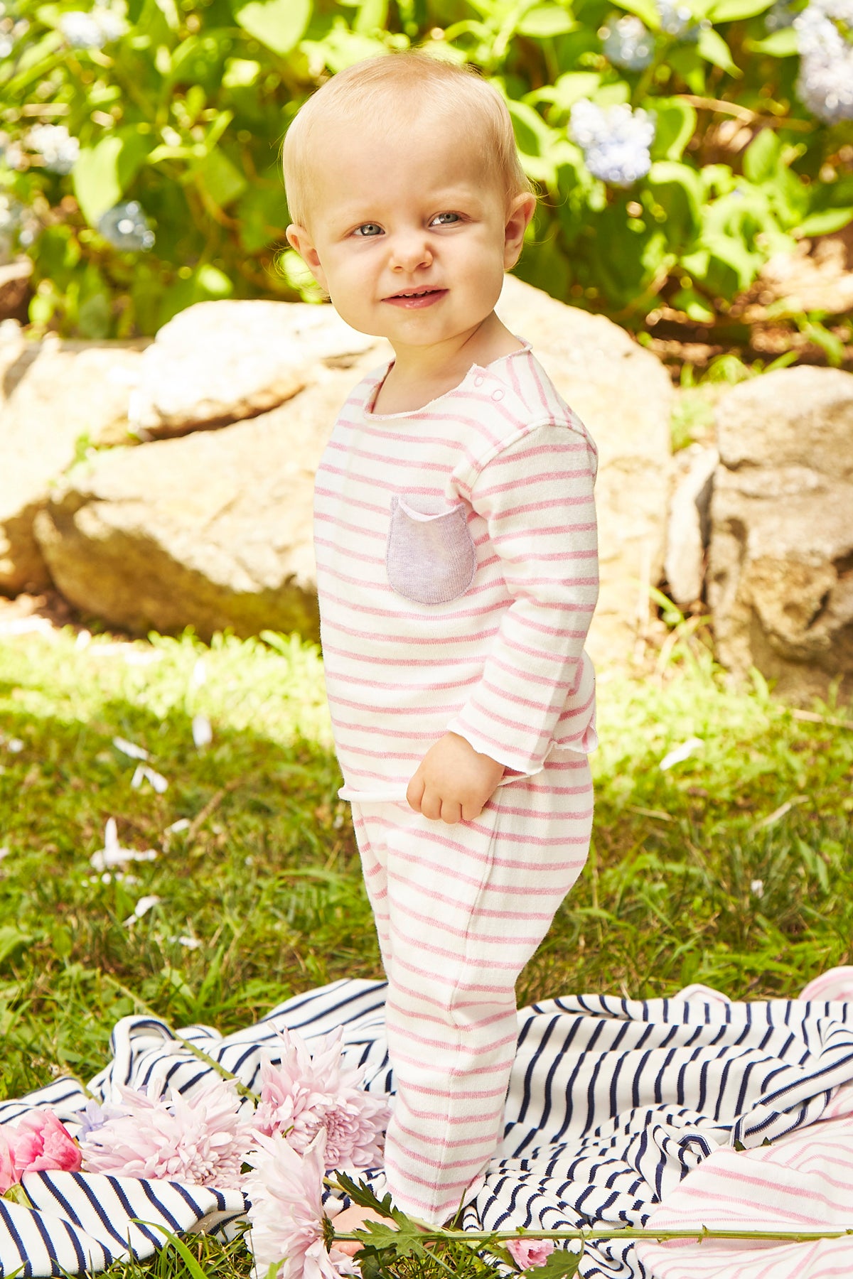 EGG New York Bobbi Set - Pink Stripe – Mini Ruby