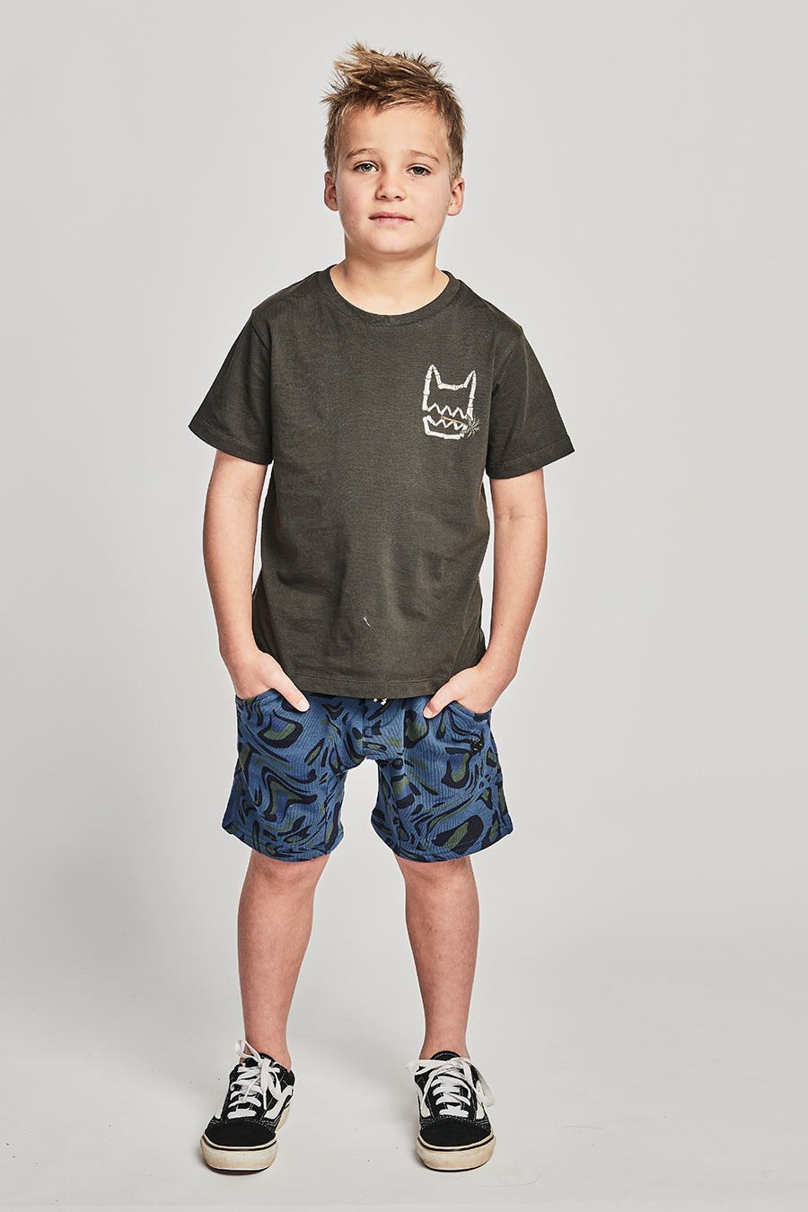 Boys Shorts Munster Kids Catslide Dark Denim – Mini Ruby