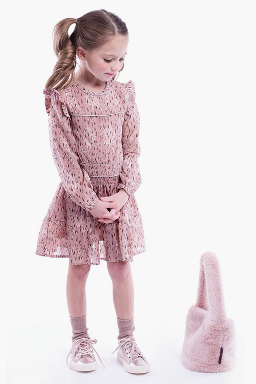 Girls Dress Imoga Mindy - Jasper – Mini Ruby