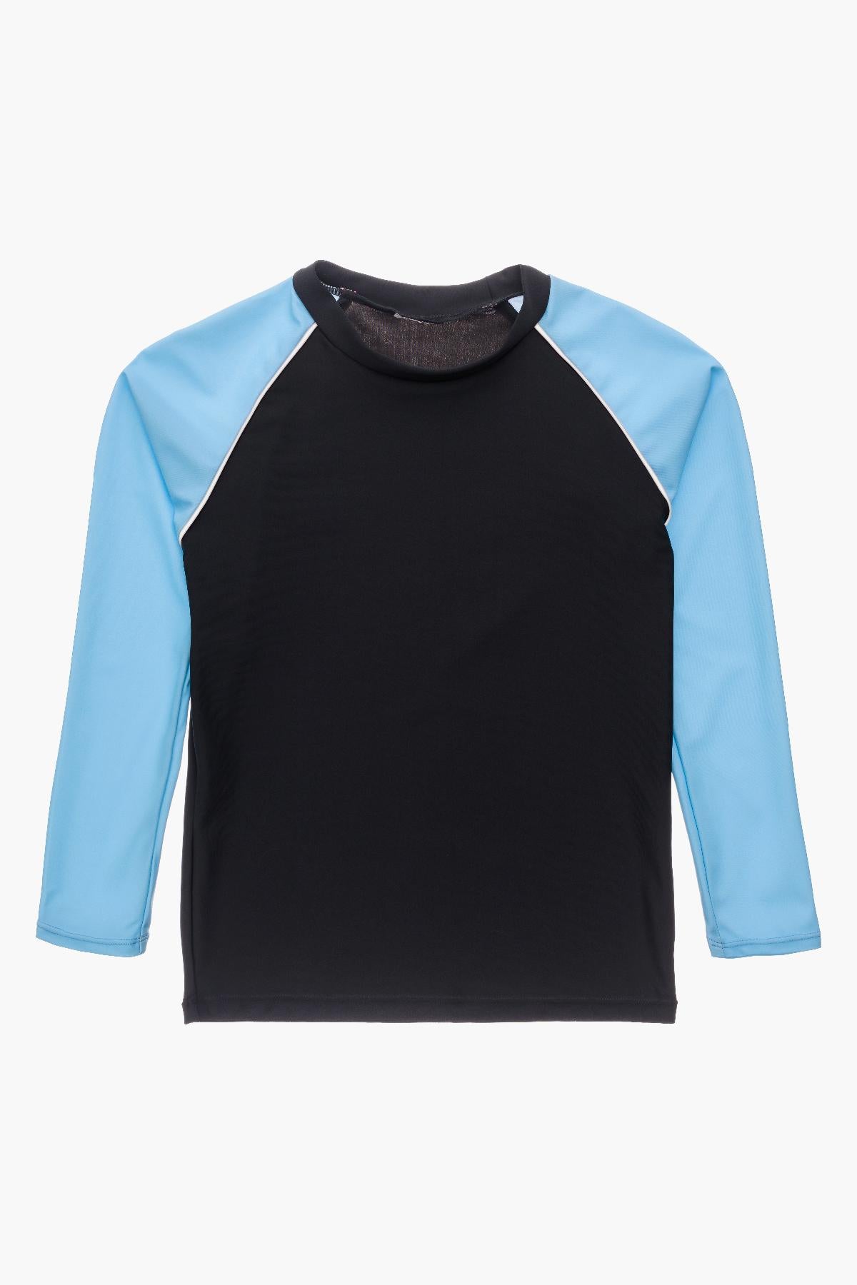 Boys Swim Snapper Rock Navy Aqua Rash Top – Mini Ruby