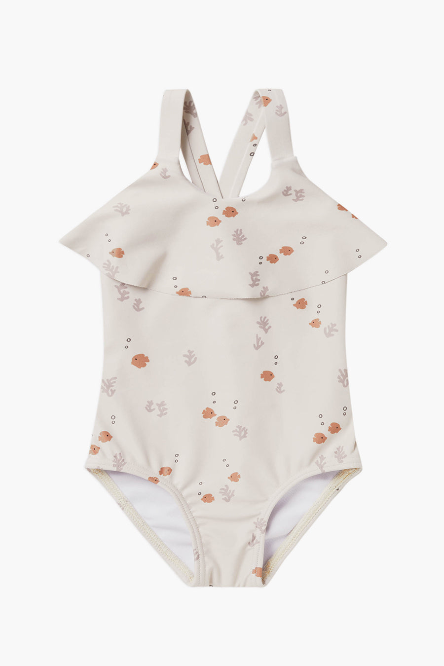 Girls Swim Rylee and Cru Ruffle Angelfish – Mini Ruby